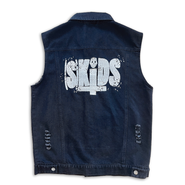 Skids Sleeveless Denim Vest (PRE-ORDER) - Rare Americans